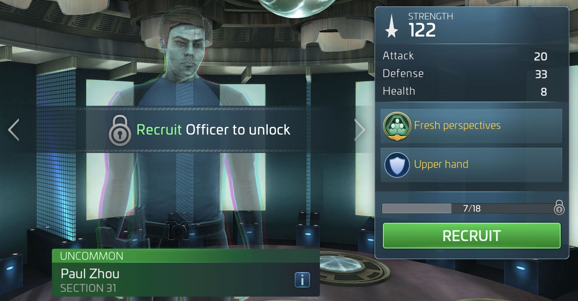 Officer Paul Zhou – Star Trek Fleet Command Wiki