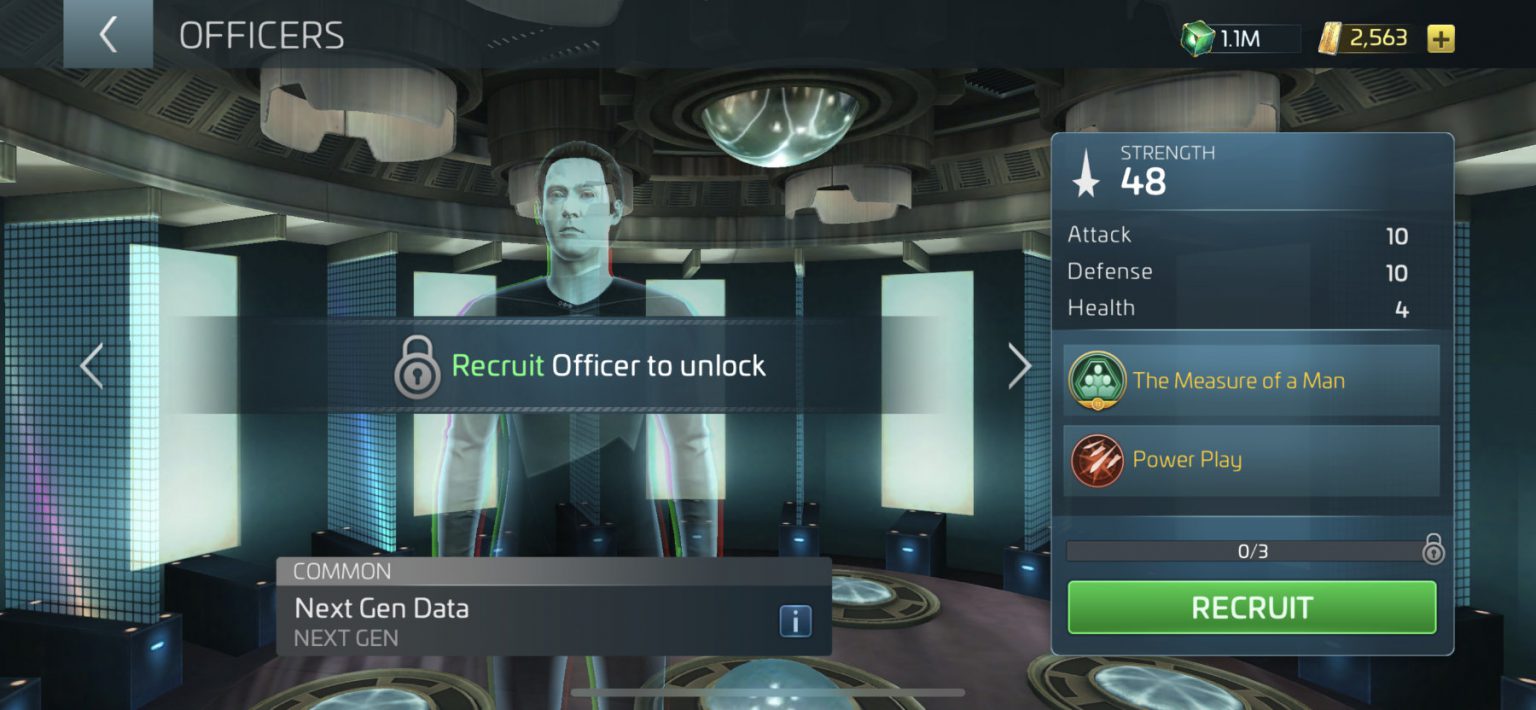 Officer Next Gen Data – Star Trek Fleet Command Wiki