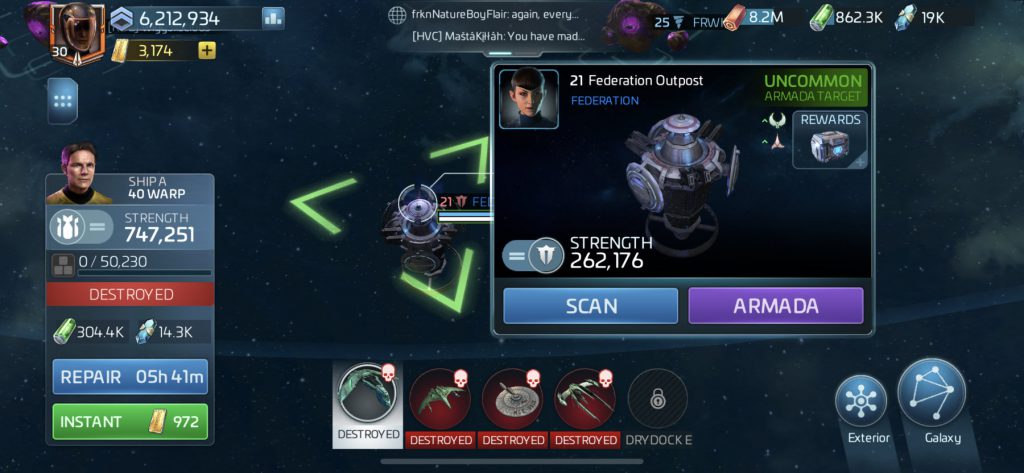 Armada Locations & Strength - Star Trek Fleet Command Wiki