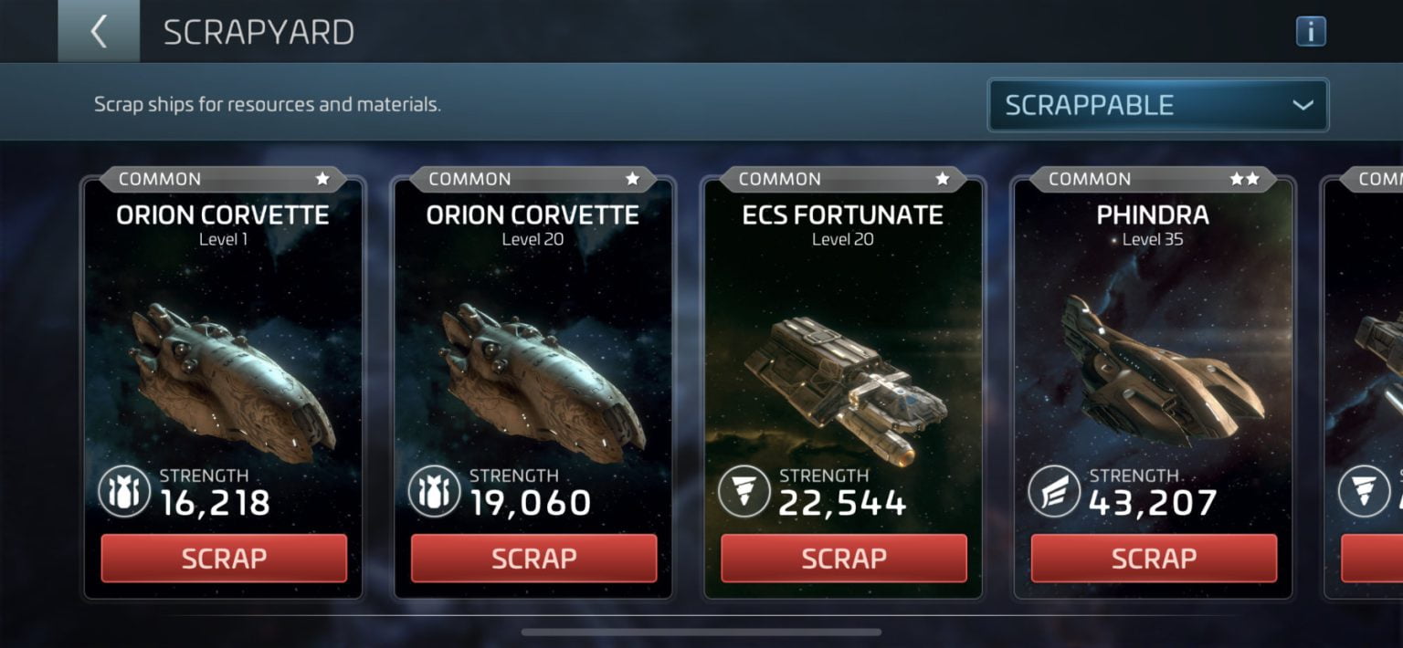 Scrapyard – Star Trek Fleet Command Wiki